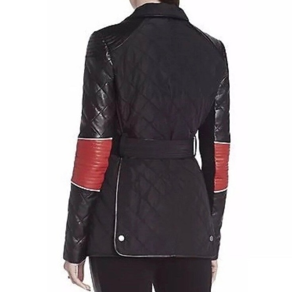 BCBGMaxAzria | Jackets & Coats | Bcbg Quilted Jacket With Leather ...